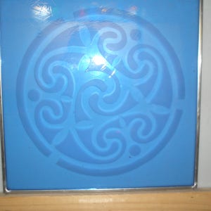 12 X 12 Stained Glass labyrinth Square Mandala-quilt Pattern PDF B&W ...