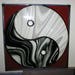 12" X 12" Stained Glass "yin-yang" Square Mandala-quilt Pattern PDF B&W ...