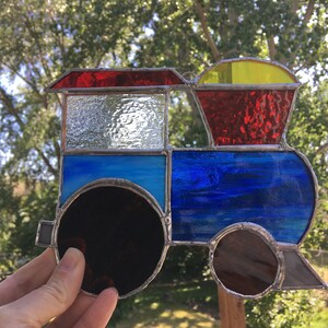 Happy Little Train 7" X 6" Stained Glass Child's Decoration Pattern PDF ...