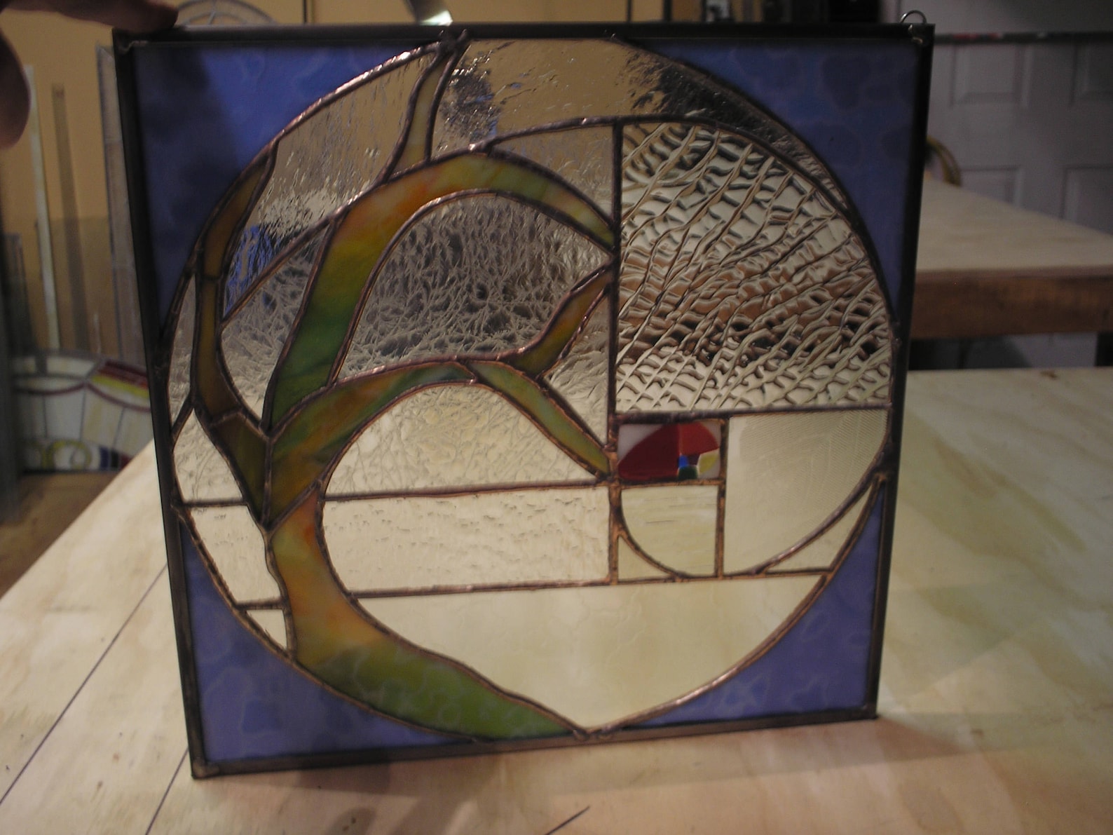12" X 12" Stained Glass "organization" (fibonacci) Mandala Pattern PDF ...