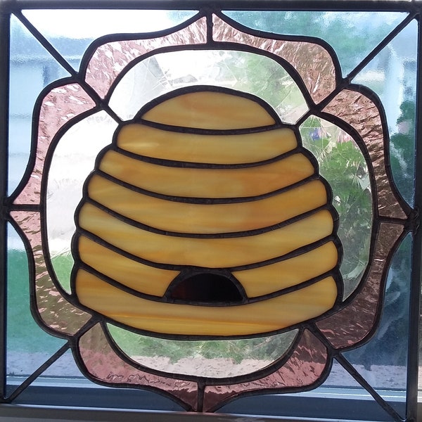 Stained Glass Beehive Pattern - Etsy