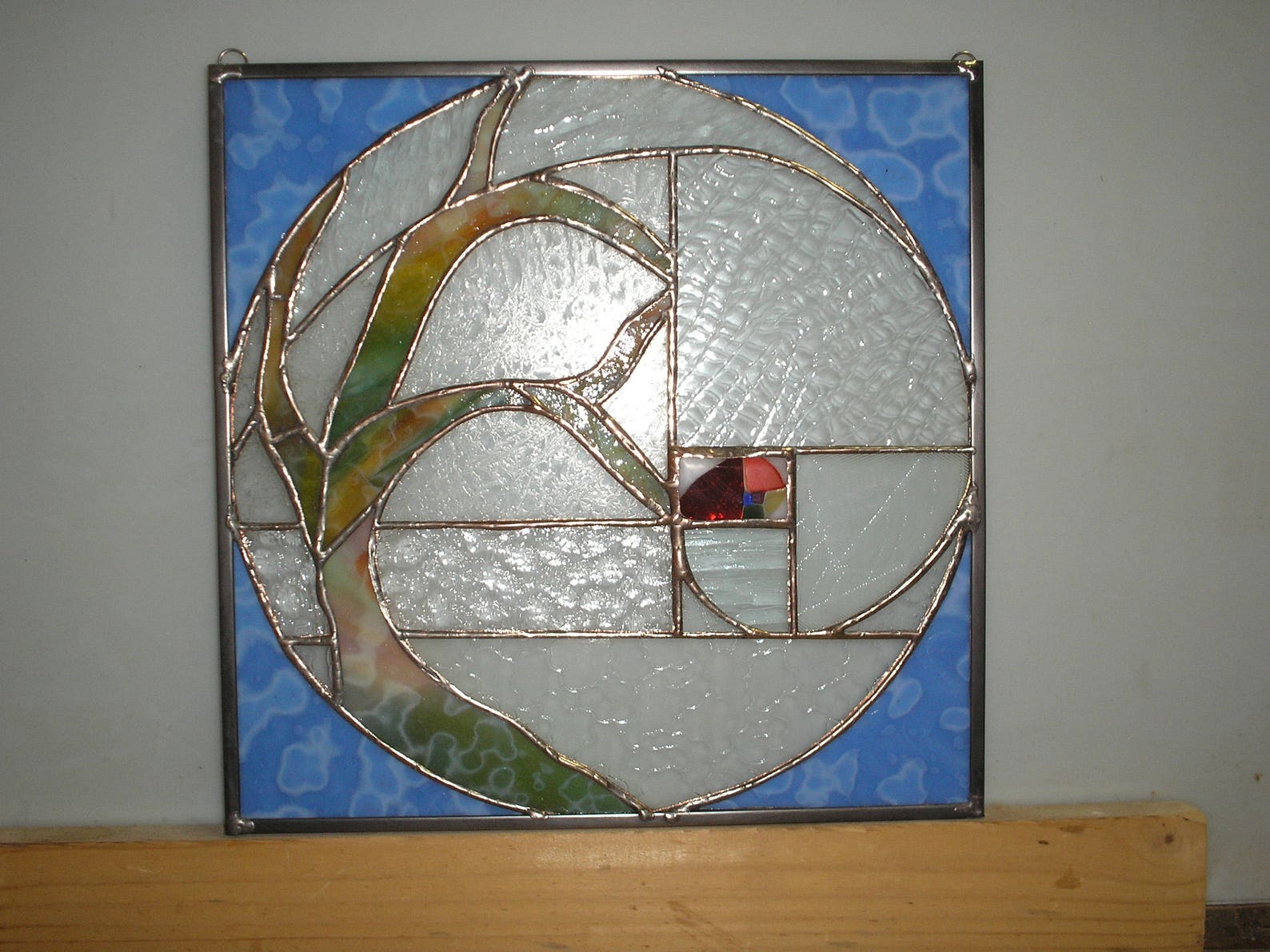 12" X 12" Stained Glass "organization" (fibonacci) Mandala Pattern PDF ...