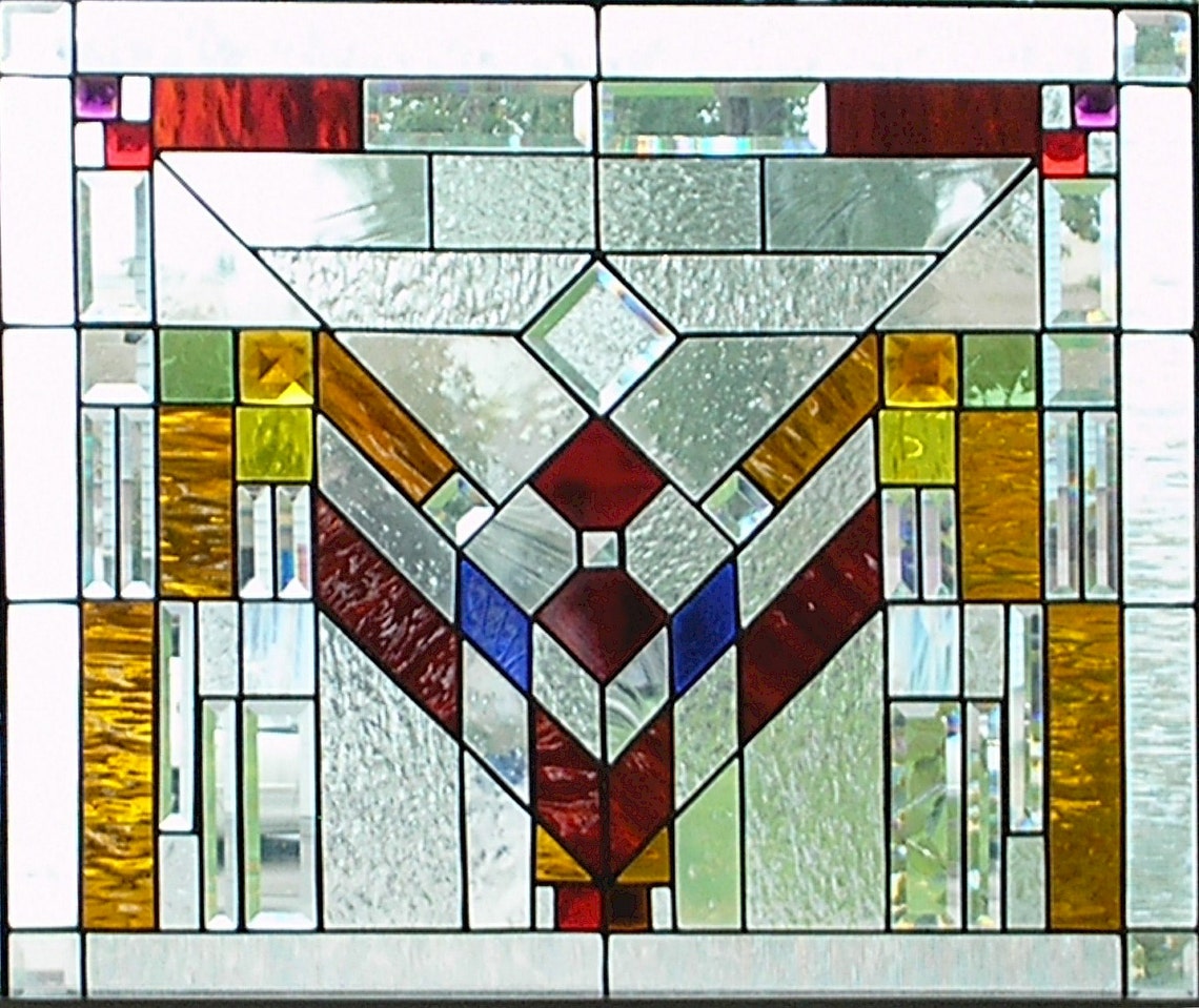 Stained Glass 26-1/8 X 31 mission Style - Etsy