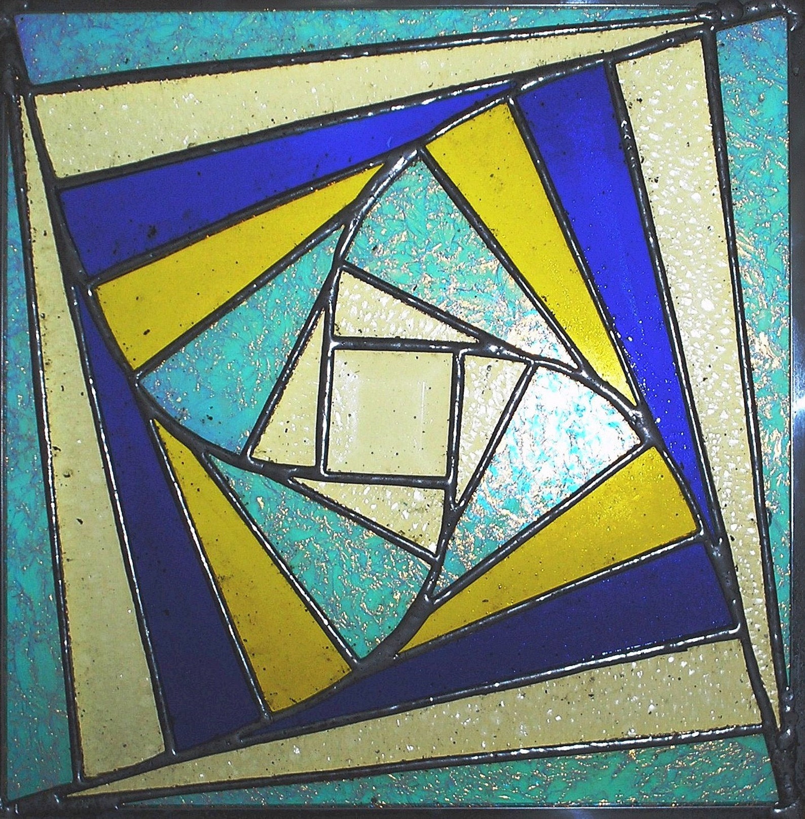 12 X 12 Stained Glass Whisk Pattern Etsy