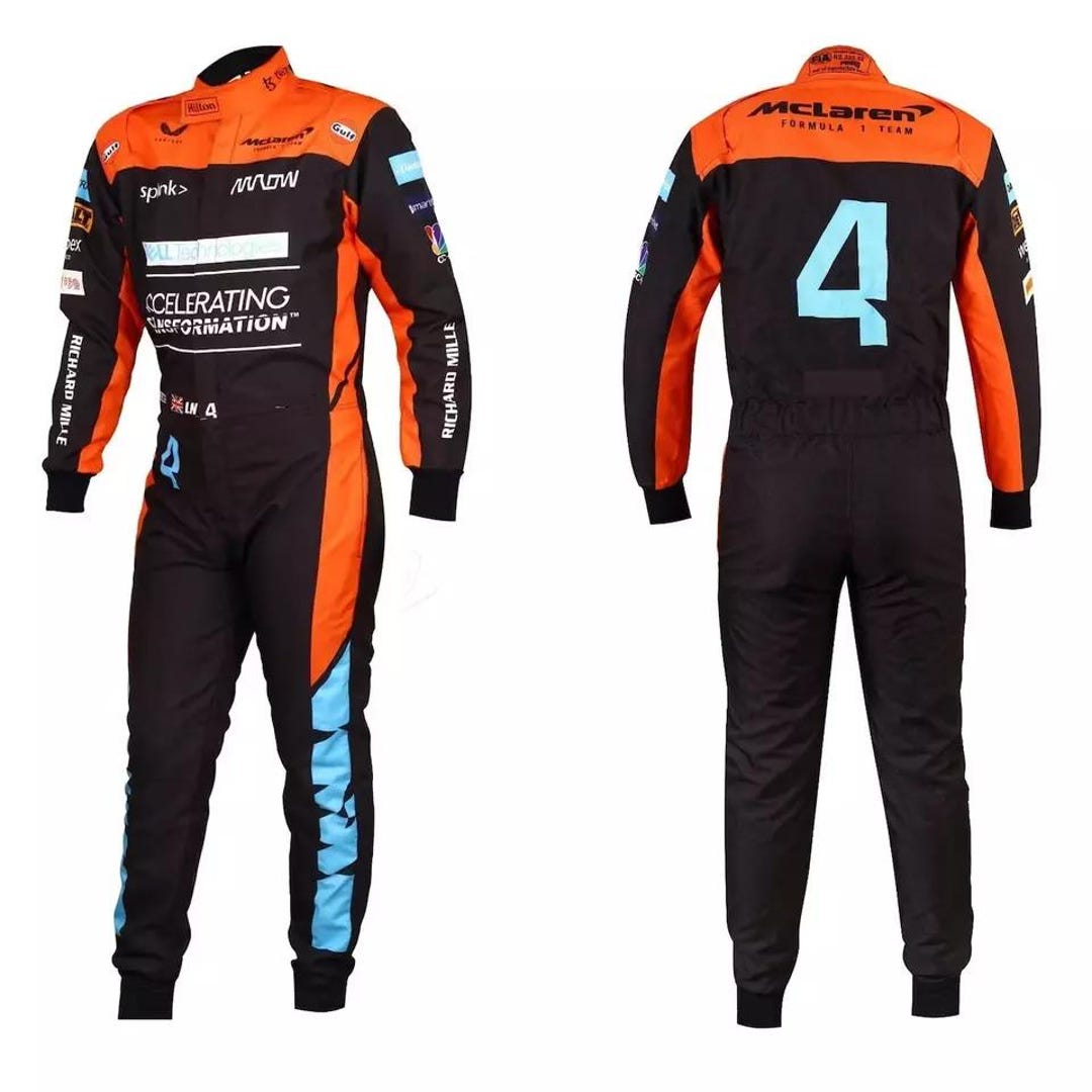 Hand Made F1 Go Kart Racing Suit CIK/FIA Level 2 Standard Customize Race Suit in All Sizes With ...