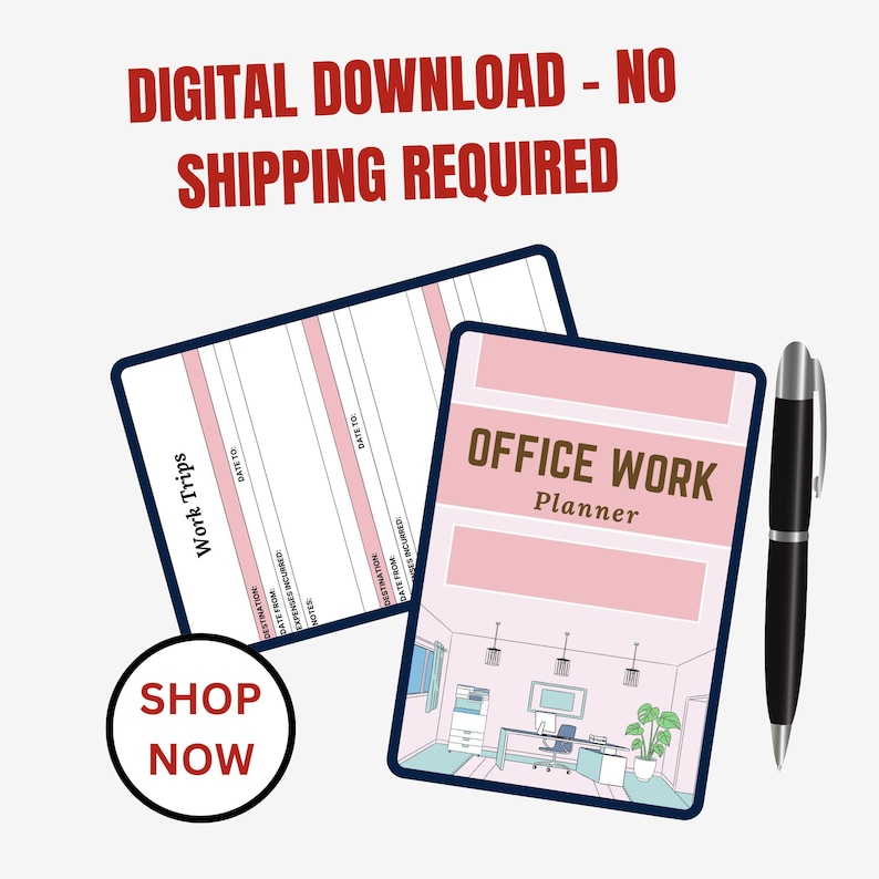 Office Work Project Planner, Task Tracker, Meeting Notes, Work Schedule ...