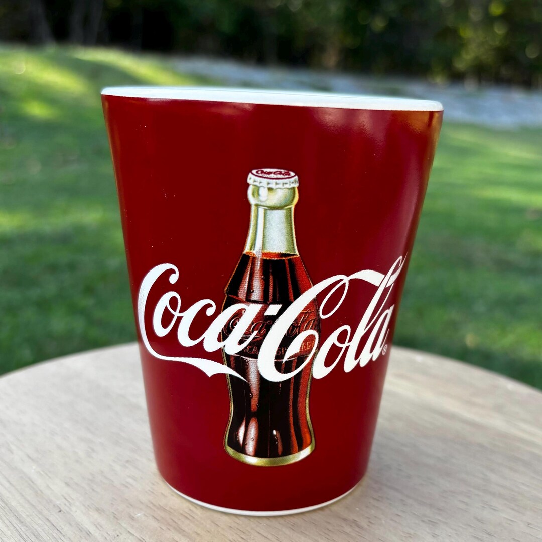 Vintage Coca-cola Coke Ceramic Bathroom Cup - Etsy