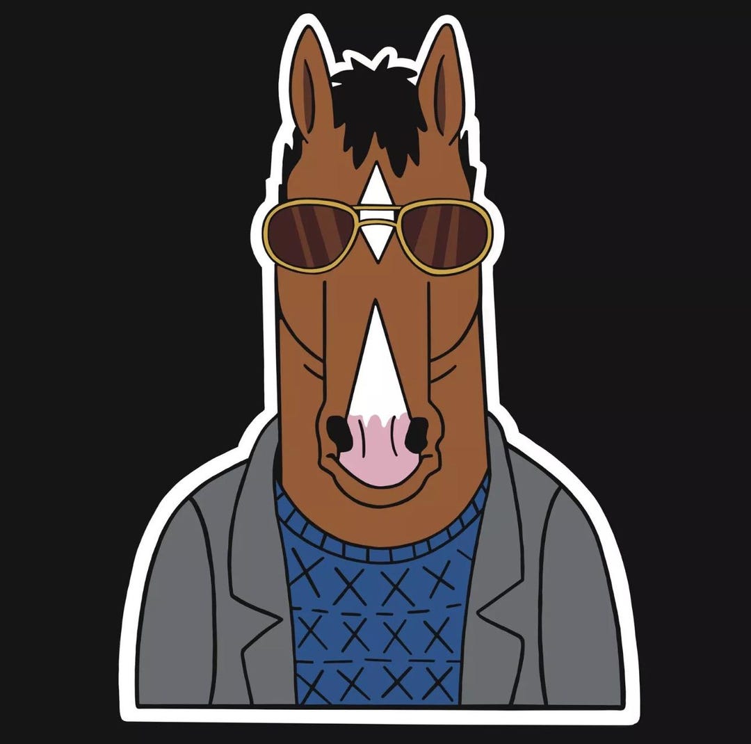 Bojack Horseman Custom Funny Laptop Phone Wall Decal Sticker “cool ...