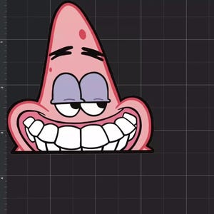 Spongebob Patrick “so Funny” Custom Funny Phone Laptop Wall Vinyl Decal ...