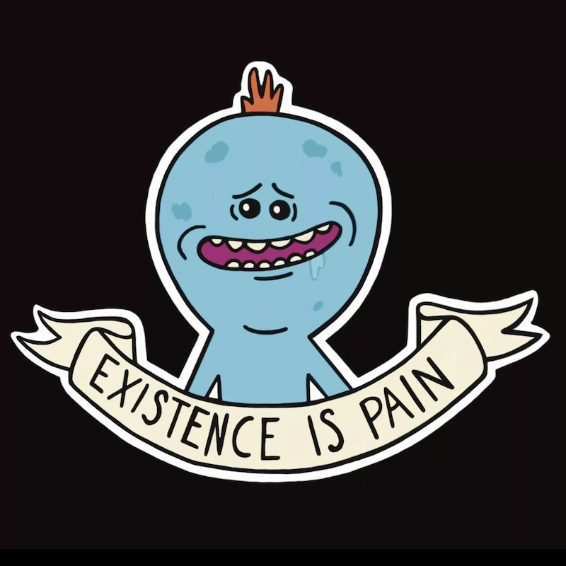 Mr Meeseeks Decal - Etsy