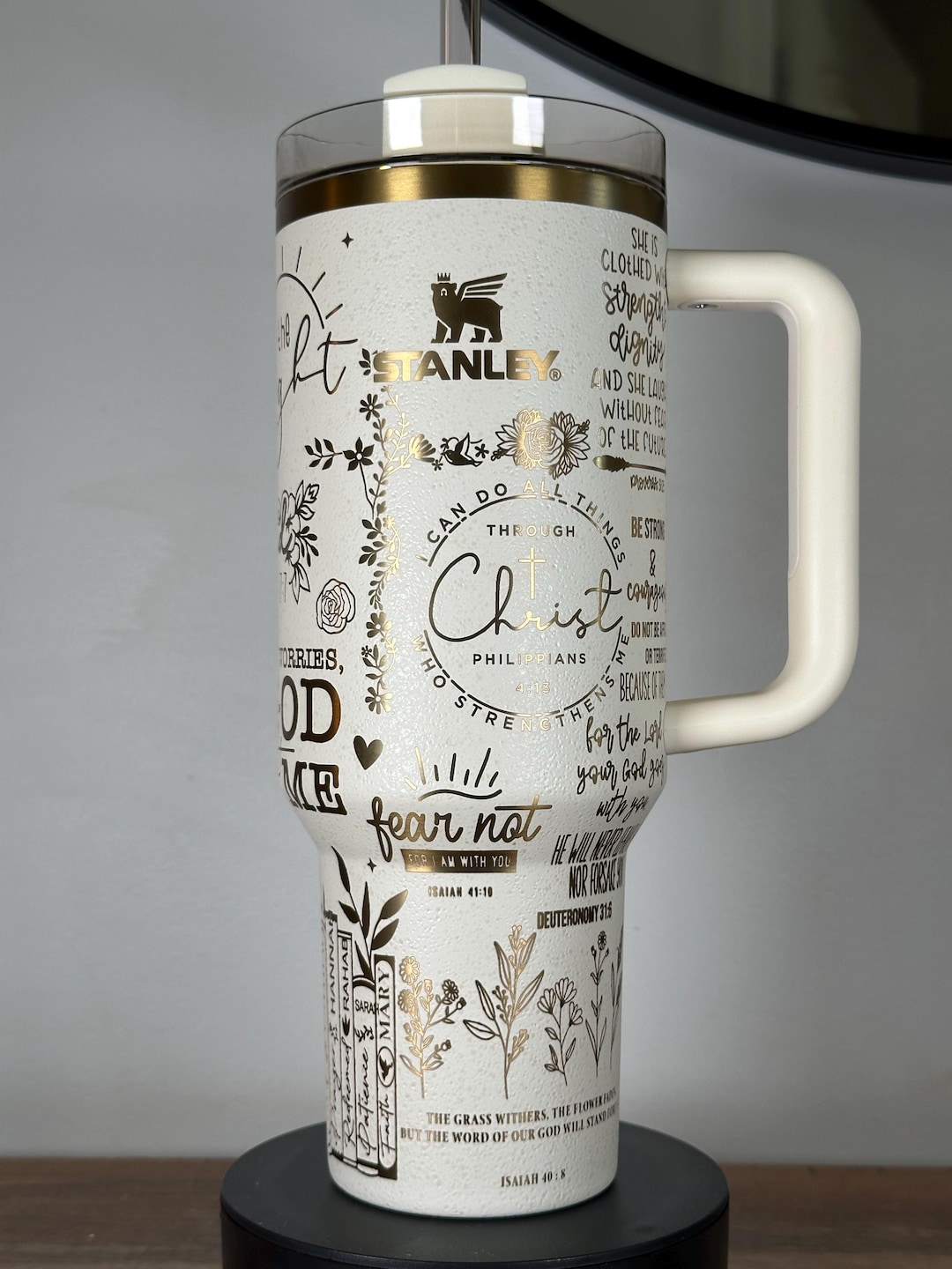 Engraved Christian Stanley Quencher: 40oz Insulated Tumbler - Etsy