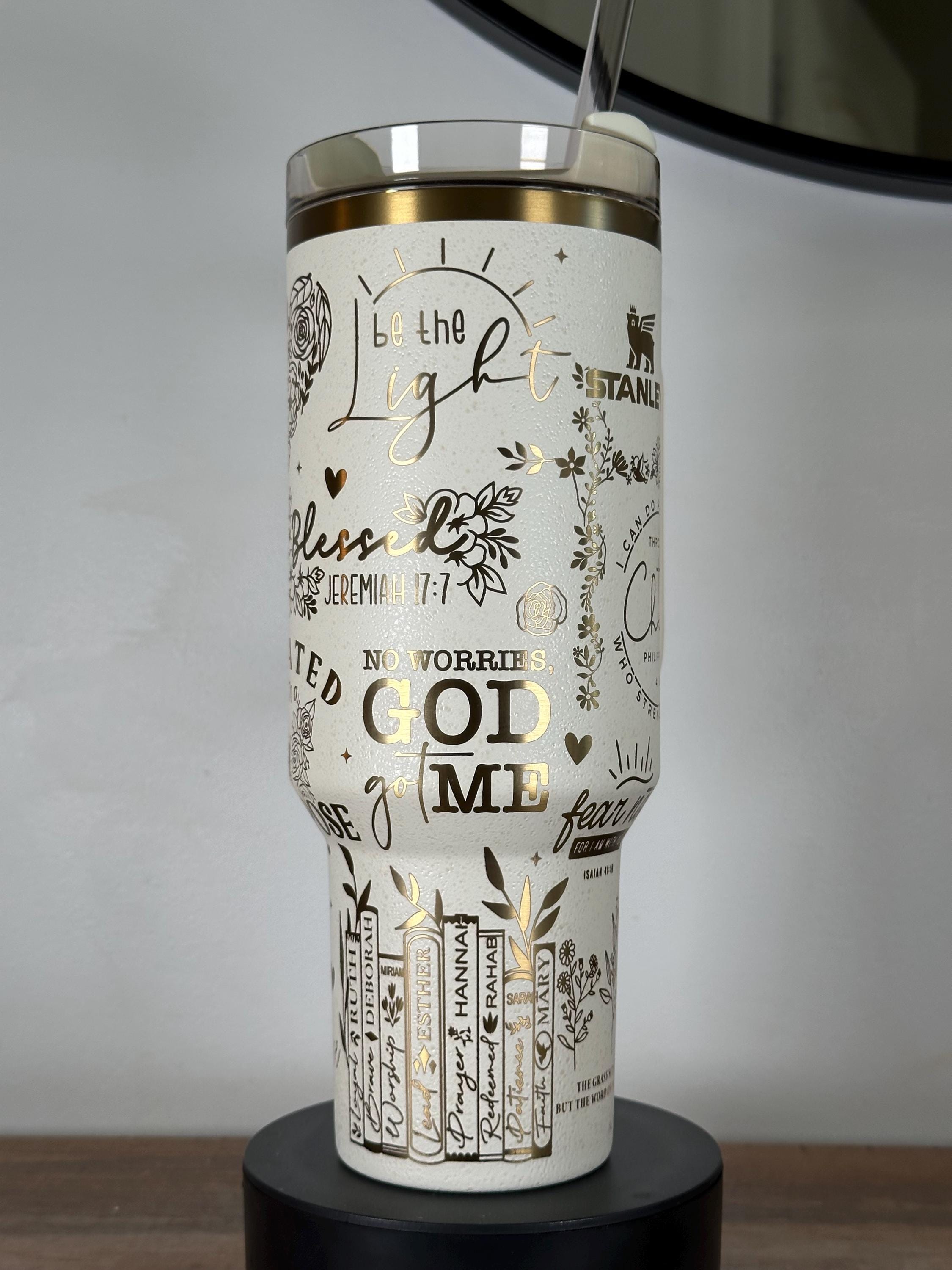 Engraved Christian Stanley Quencher: 40oz Insulated Tumbler - Etsy