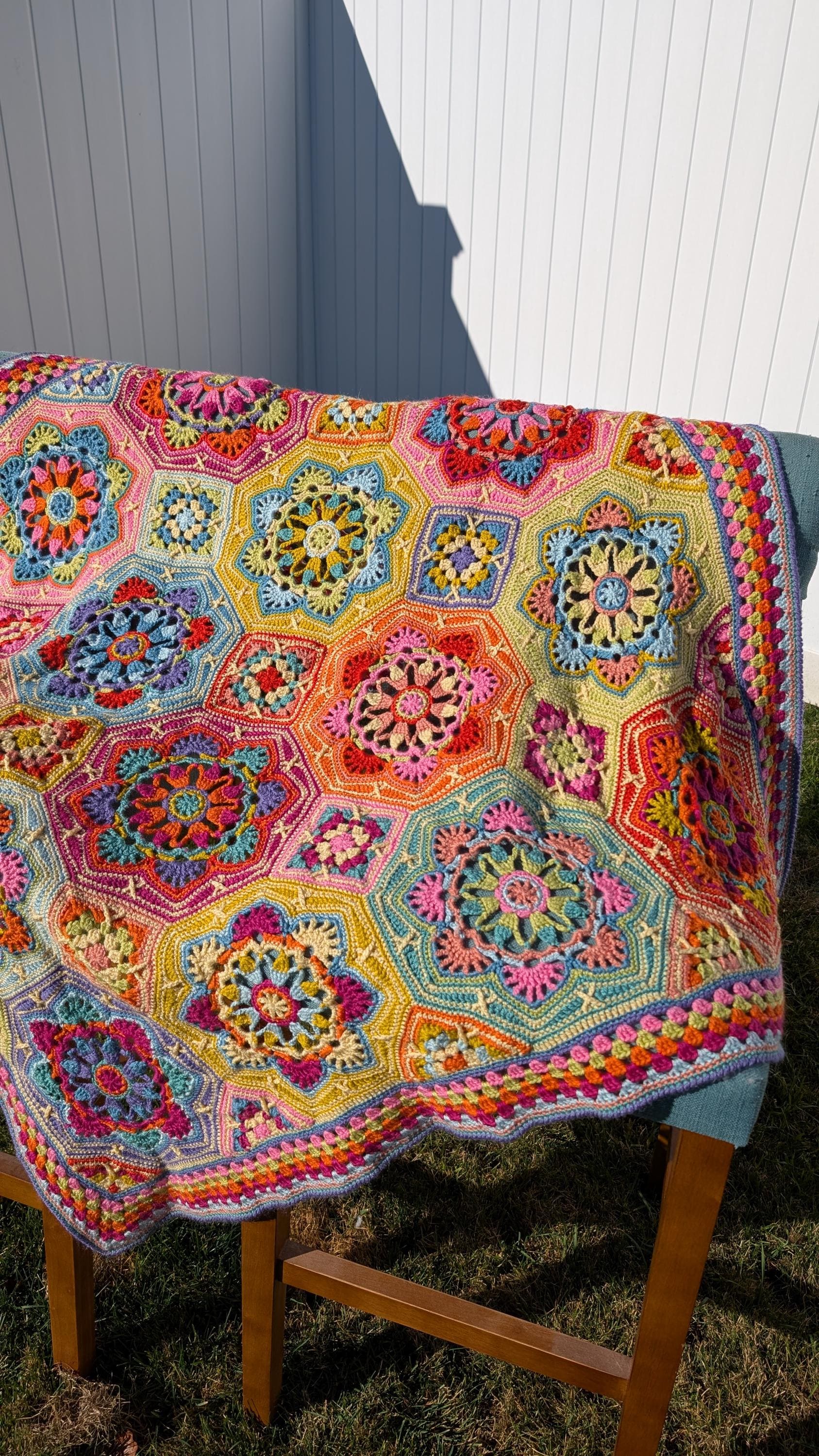 Persian Tiles Handmade Crochet Afghan - Etsy