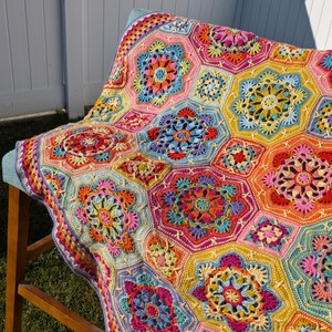 Persian Tiles Handmade Crochet Afghan - Etsy