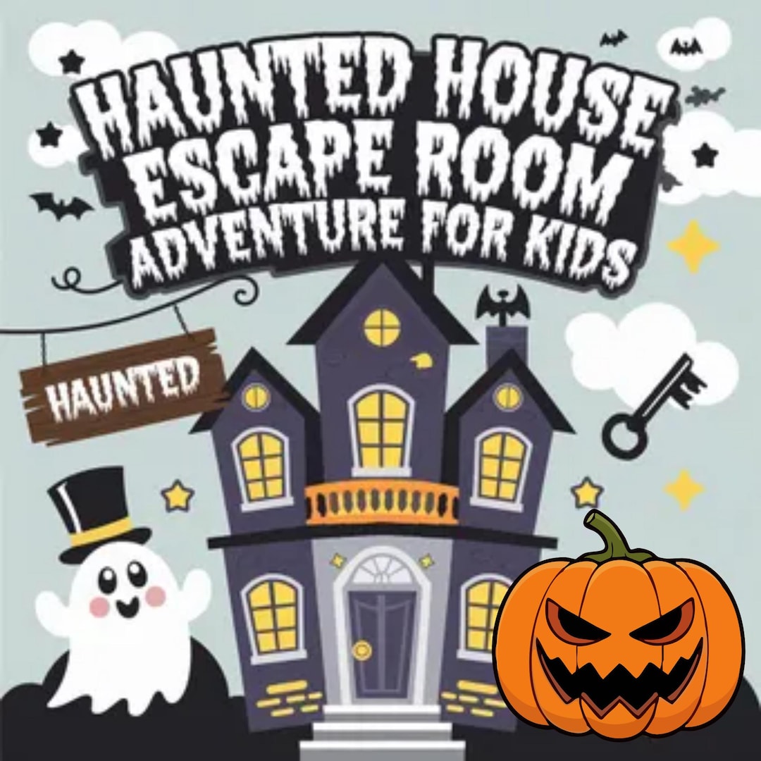 Haunted House Escape Room - Printable Halloween Puzzle Game (digital ...
