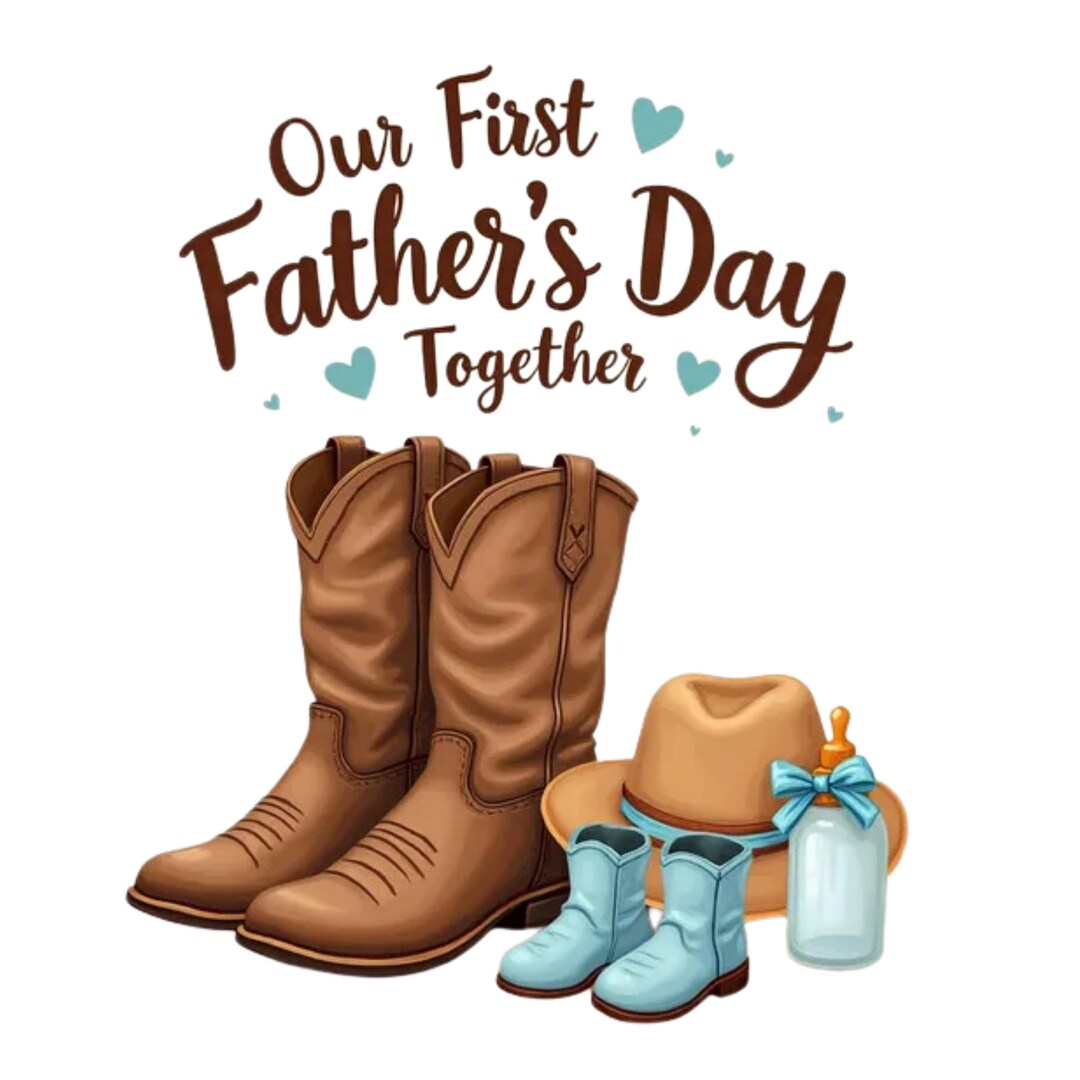 Fathers Day PNG, Cowboy Boots-fathers Day Shirt Mockups, Sublimation ...