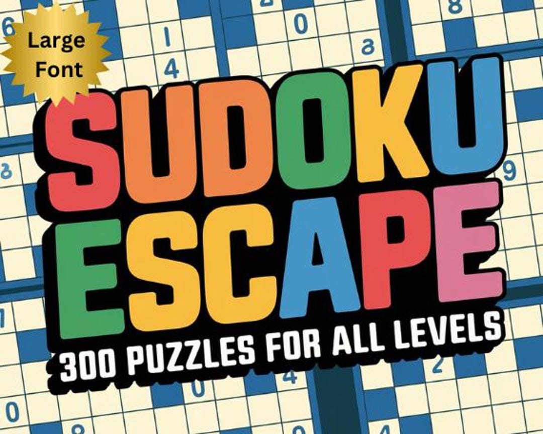 Sudoku Escape-300 Puzzles for All Levels, Works With Goodnotes, Penly ...