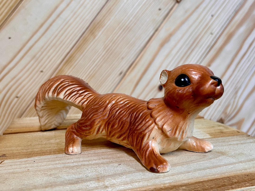 Ceramic Squirrel Figurine Mid Century Woodland Wall Hanging, Made in ...