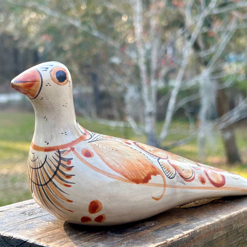 Pottery Dove Figurine - Etsy