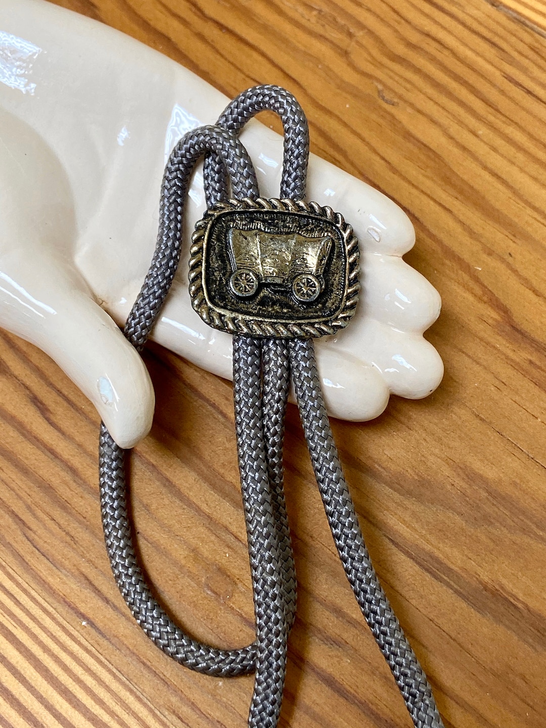 Mid Century Western Stagecoach Bolo Tie Rockabilly Style Gift for Him ...