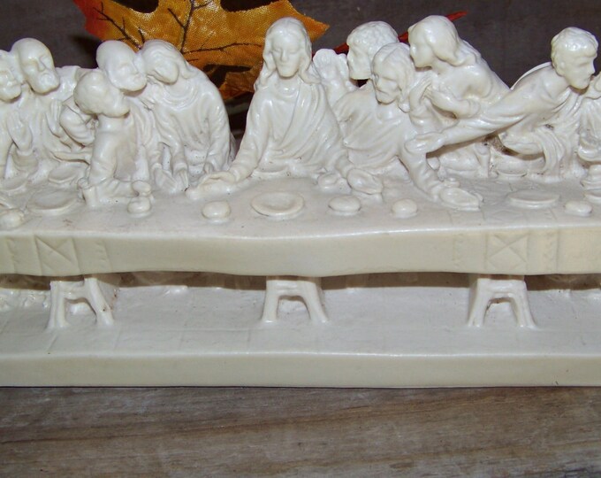 Vintage the Last Supper Tabletop Display Piece - Etsy