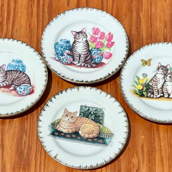 Cat Decorative Plate - Etsy
