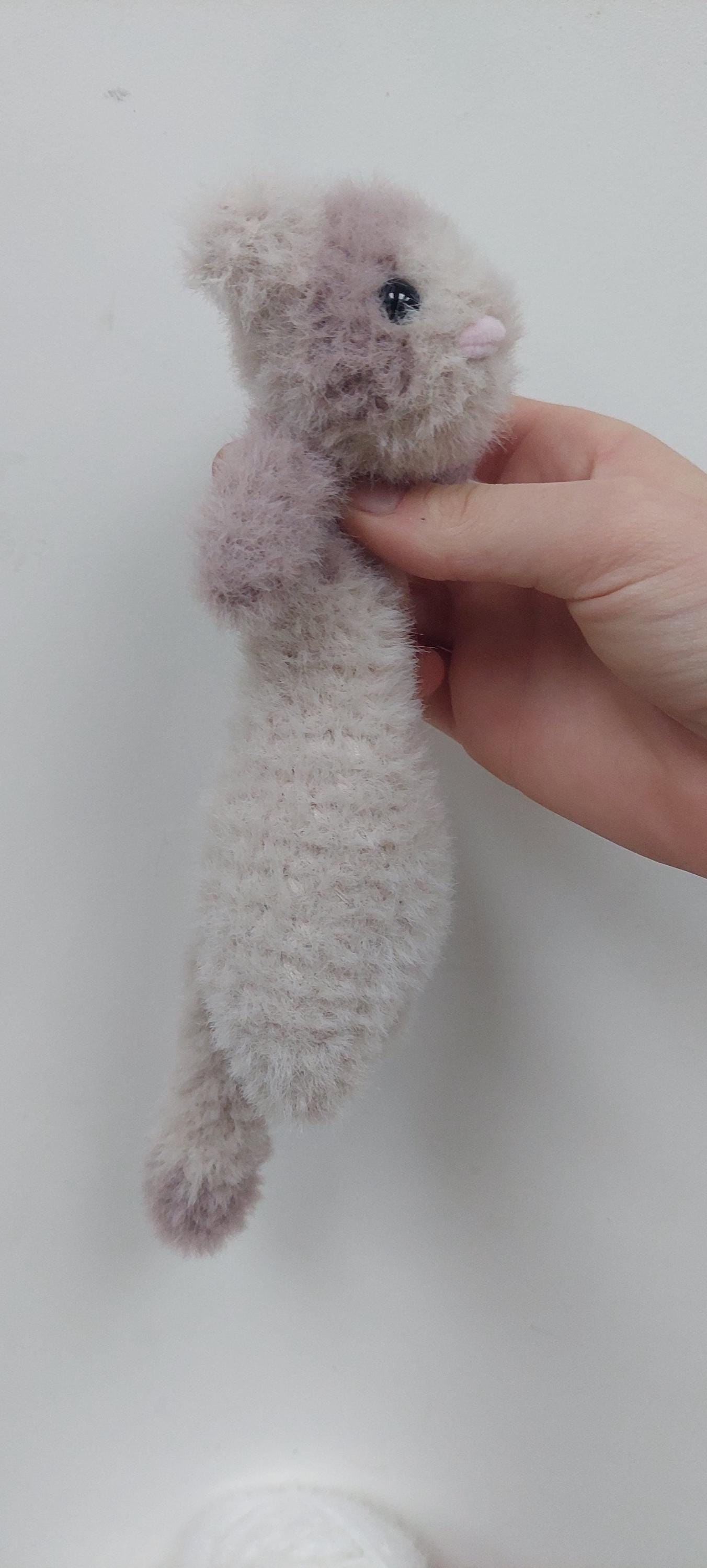 Ferret Fidget Plushie With Weighted Beanie Belly - Etsy