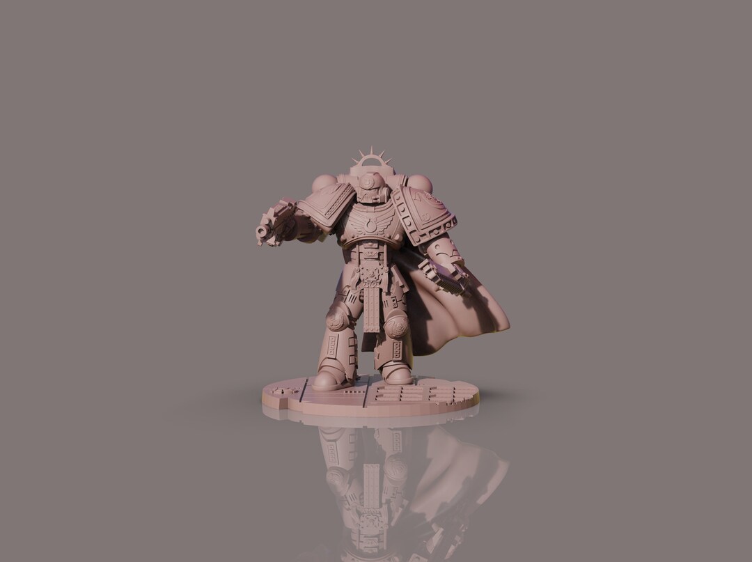 Ultramarine Captain Severus Warhammer Stl File - Etsy