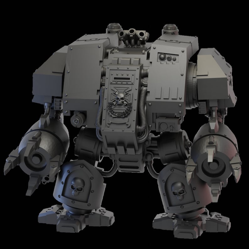 Warhammer 40k Like Dreadnought 3d Printed 2 1/2 Inch Mini - Etsy Australia