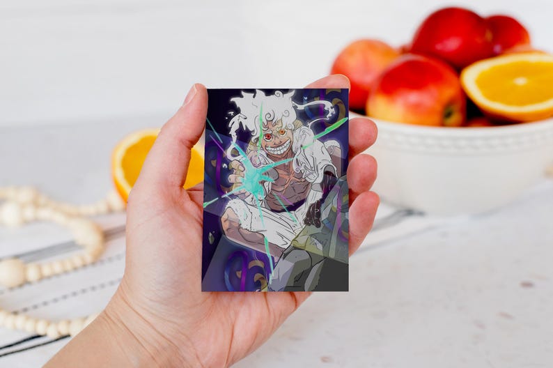 Gear 5 Monkey D. Luffy Custom SUNGOD Sleeve for TCG OPTCG Digital ...