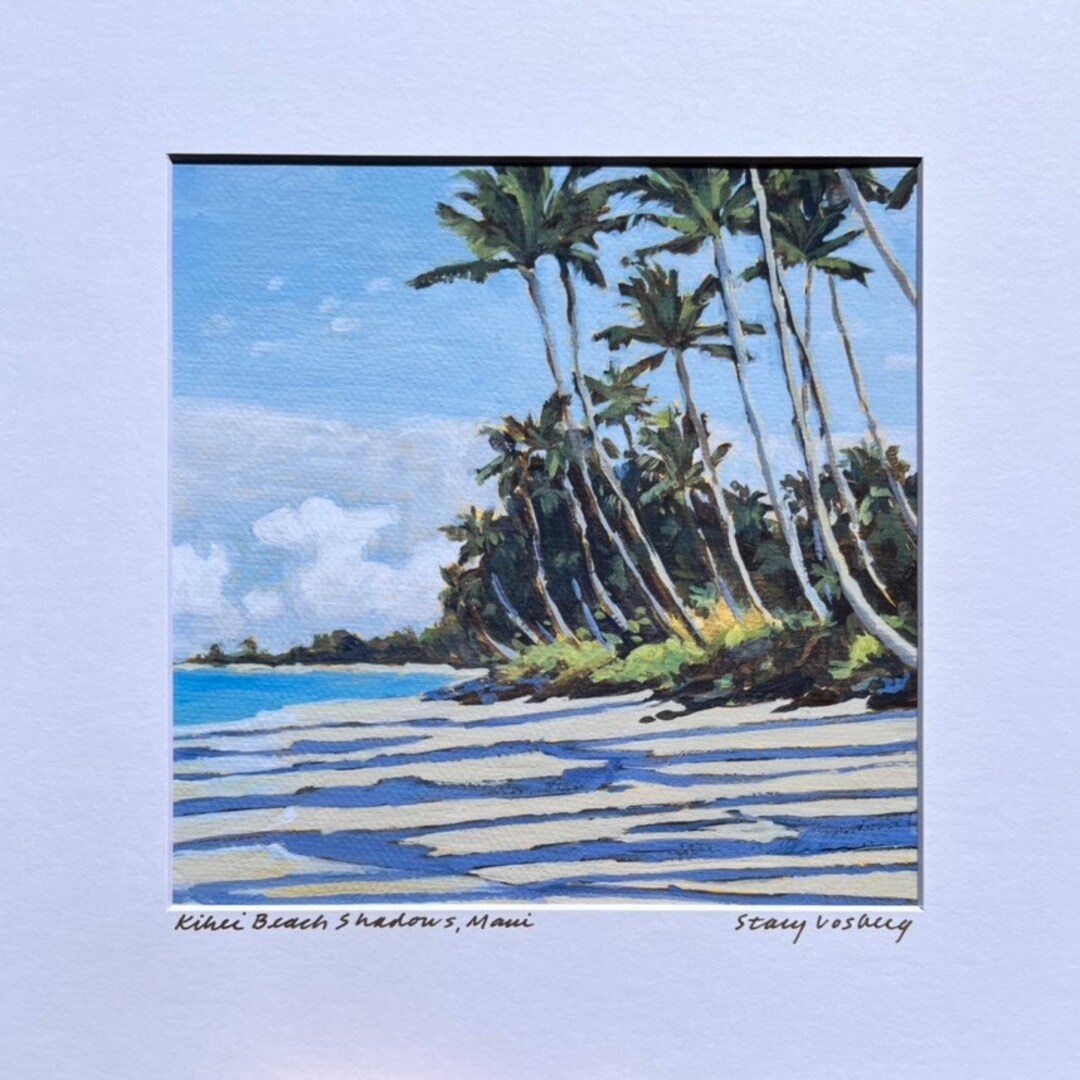 Maui Beach Art, Kihei Beach Landscape Artwork, Maui Travel Decor Hawaii ...