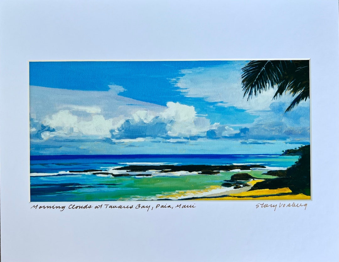 Blue Tropical Kuau Beach Maui Hawaii - Etsy