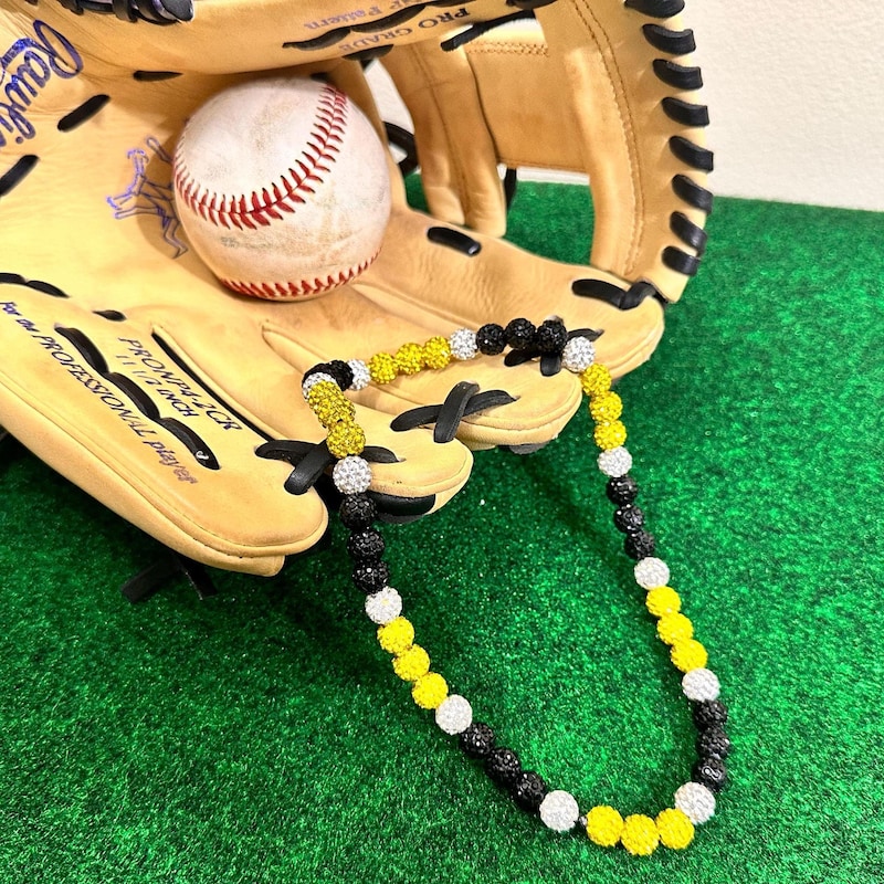 Baseball Necklace - Etsy