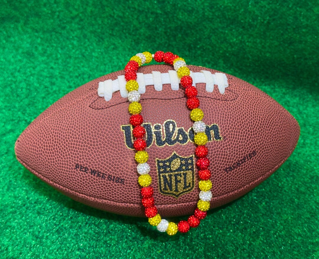 Kansas City Chiefs Inspired Baseball Football Sports Drip Rhinestone ...