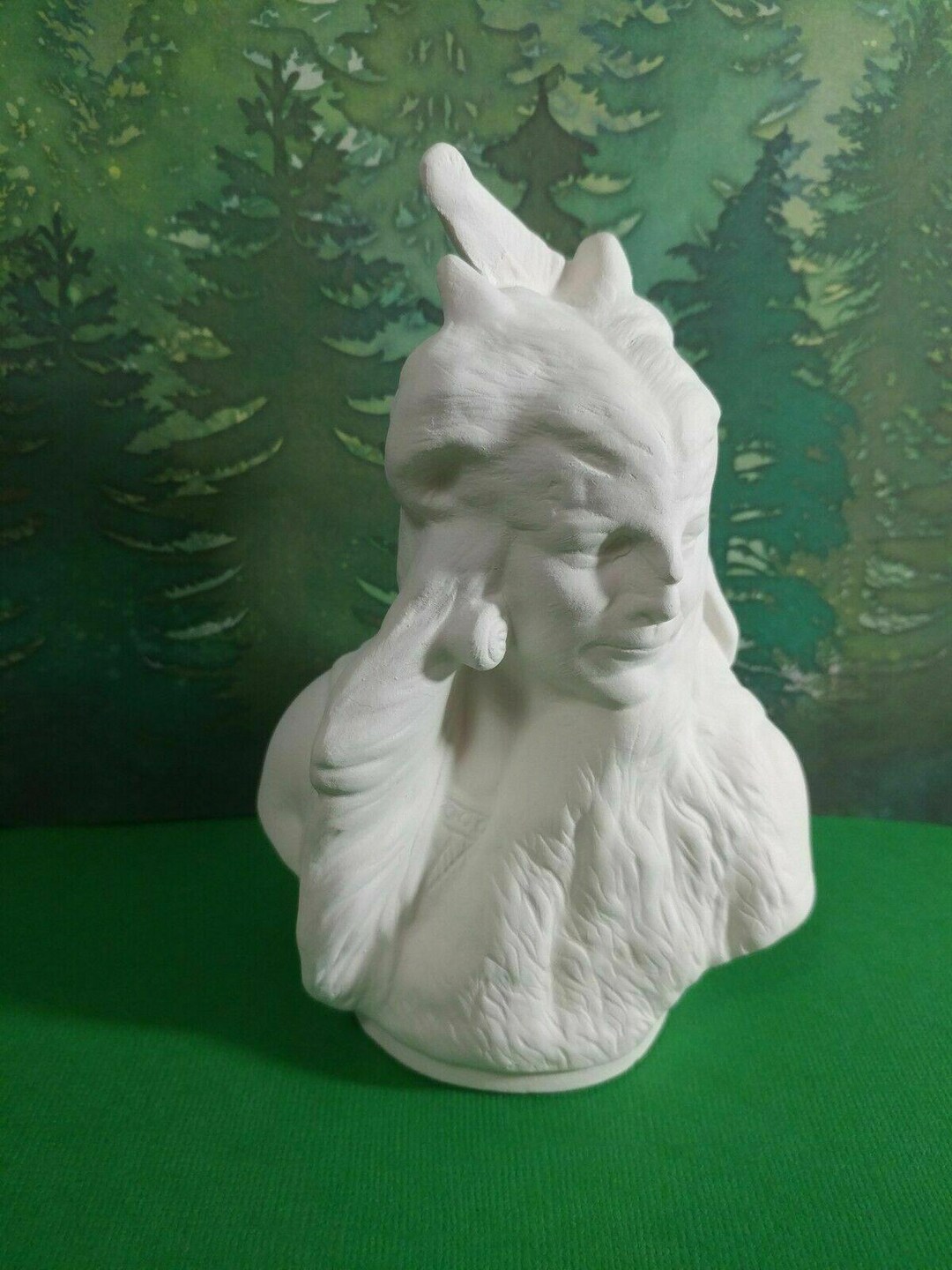 5" Crazy Horse (a Famous Indian) Bust - Etsy