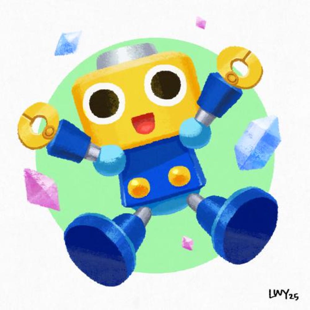 Mega Man Legends, Servbot, Capcom, Art Print, 145x145mm / 5.7x5.7" - Etsy