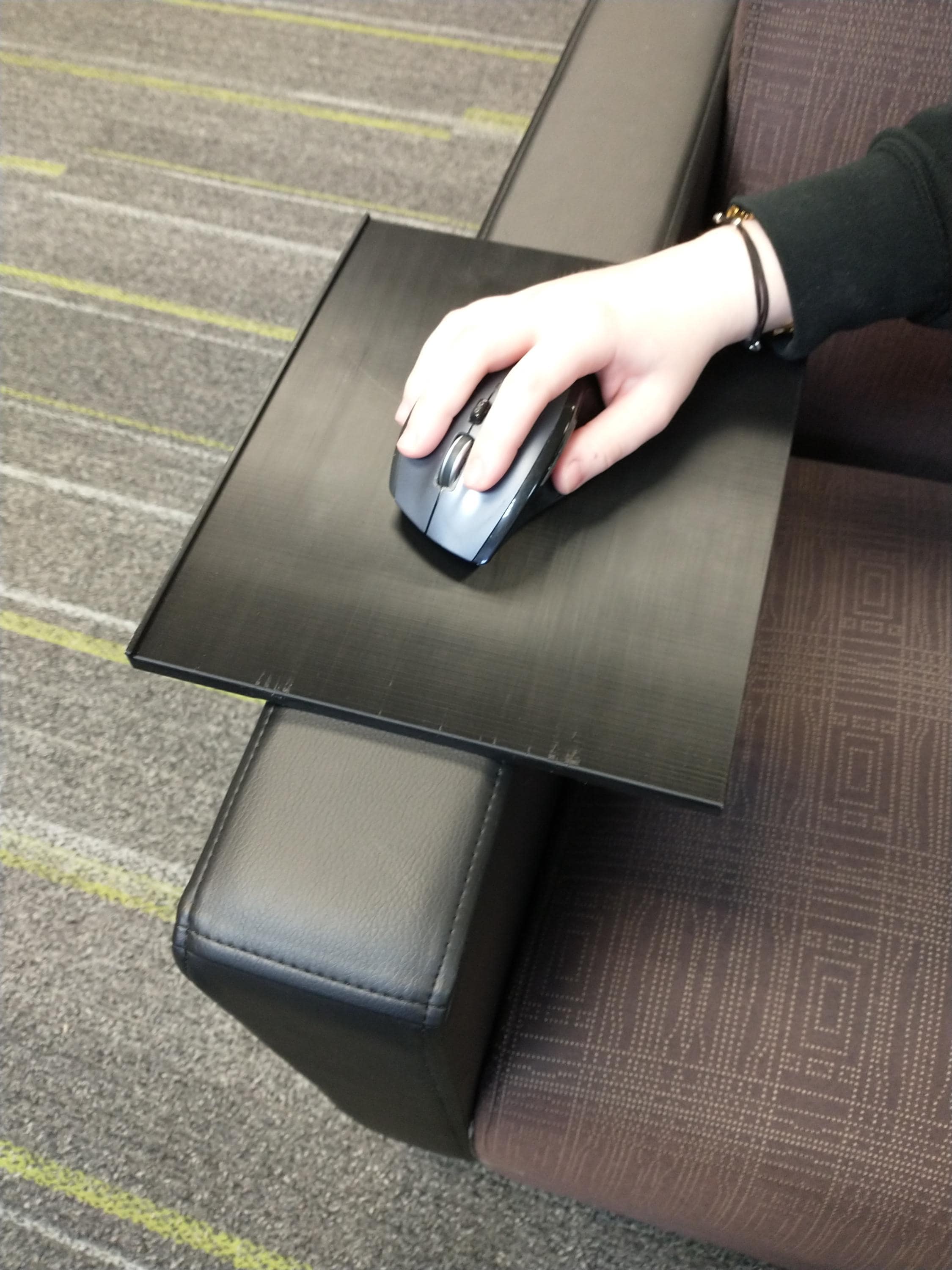 Adjustable Mouse Pad Holder for Recliner, Sofa, or Armchair – Ergonomic ...