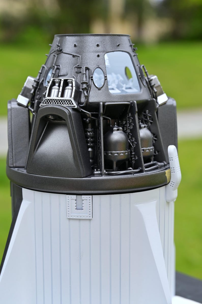Crew Dragon 1/32 or 1/55 Scale Model - High-detail 3D Printed Replica Spacecraft - Etsy