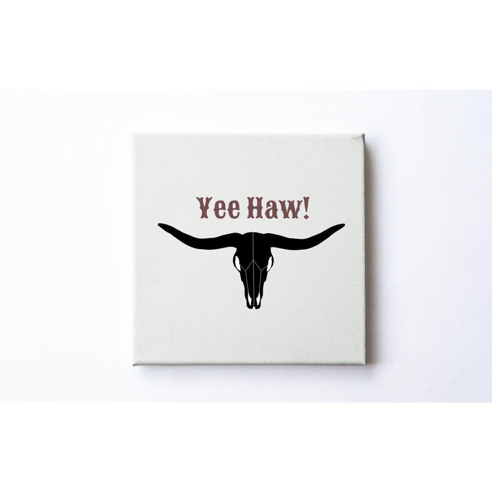 Yee Haw Print SVG & PNG - Digital Download for Crafting - Etsy