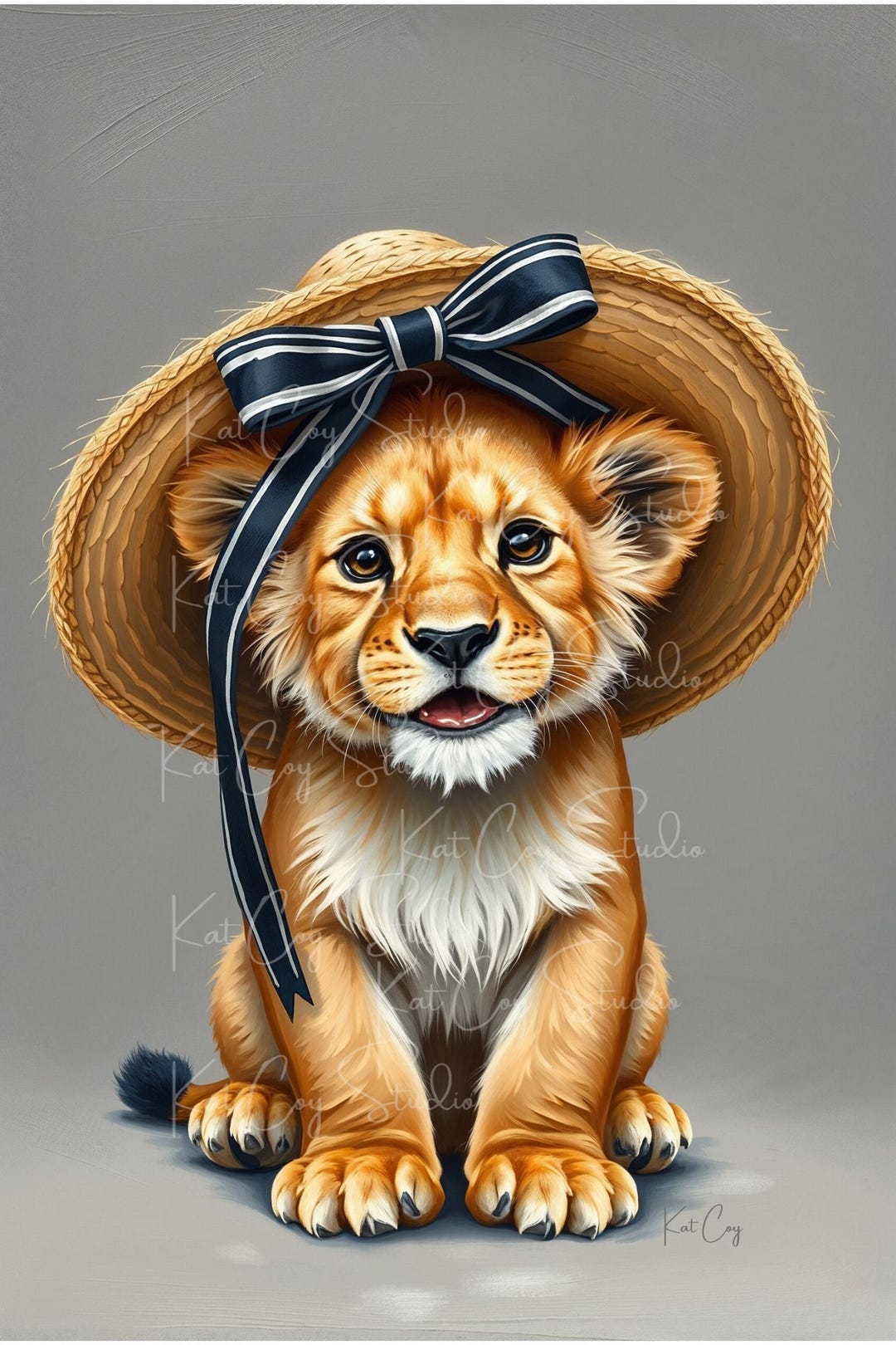 Woodland Animals Lion Baby, Nursery Animal Theme, Download Printables ...