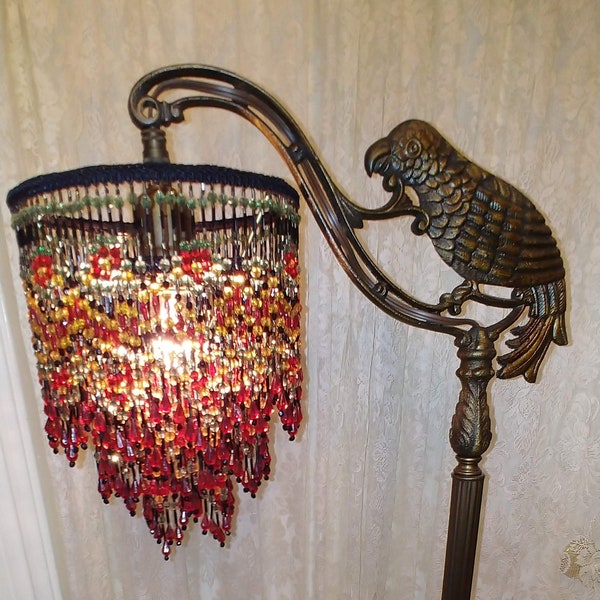 Beaded Lamp Shade - Etsy