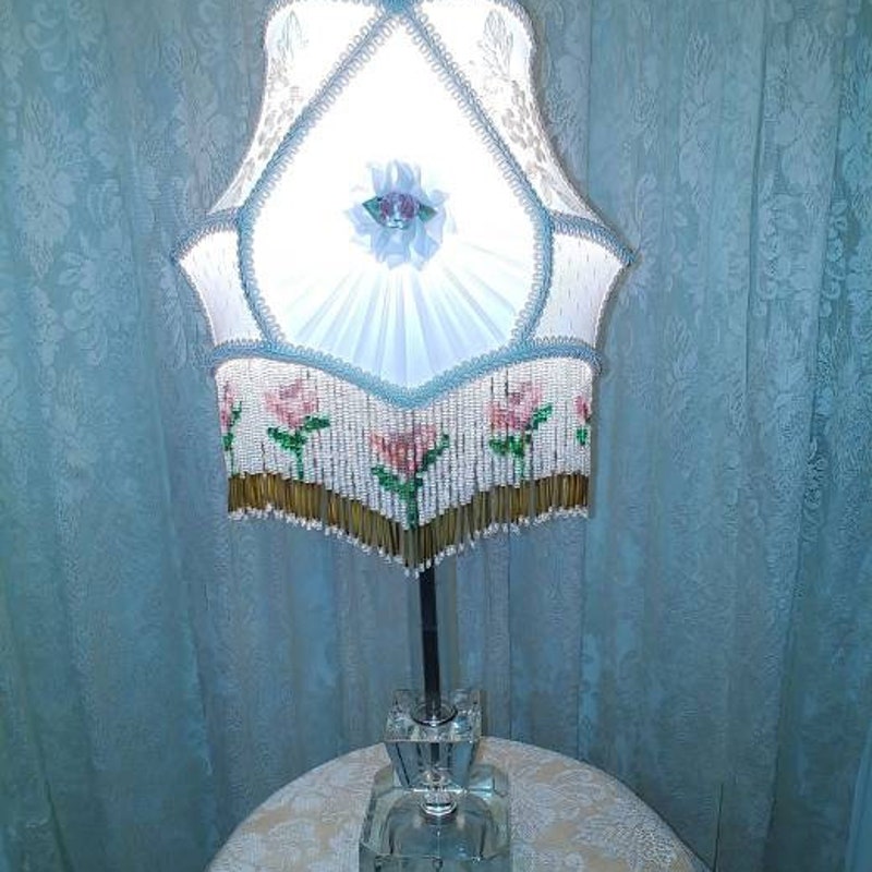 Beaded Lampshade - Etsy