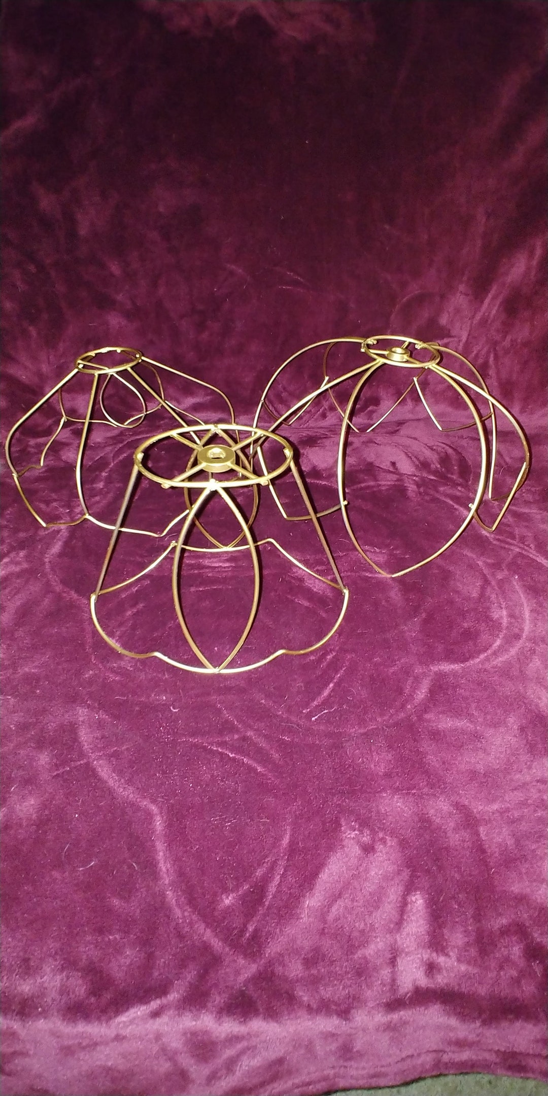 Victorian Lamp Shade Wire Forms 3 Sold Together - Etsy