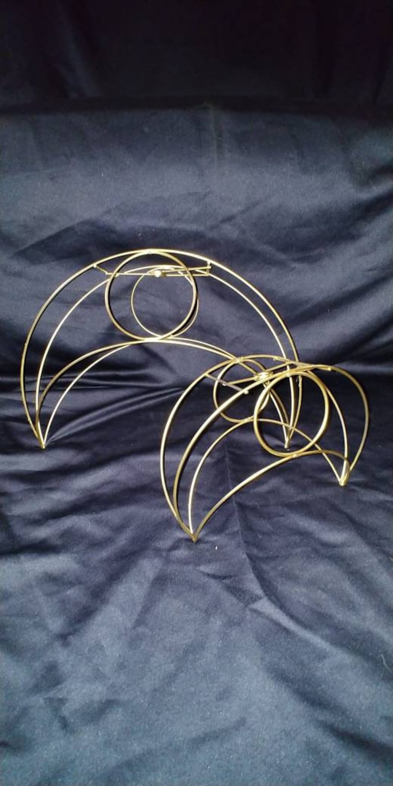 Large and Small Crescent Style Wire Frames - Etsy