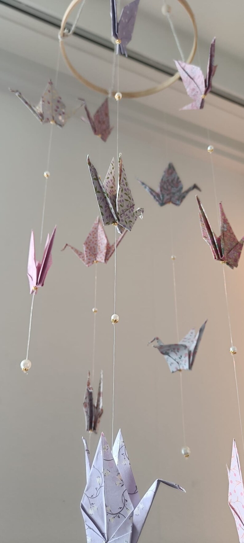 Personalized Origami Baby Mobile - Etsy