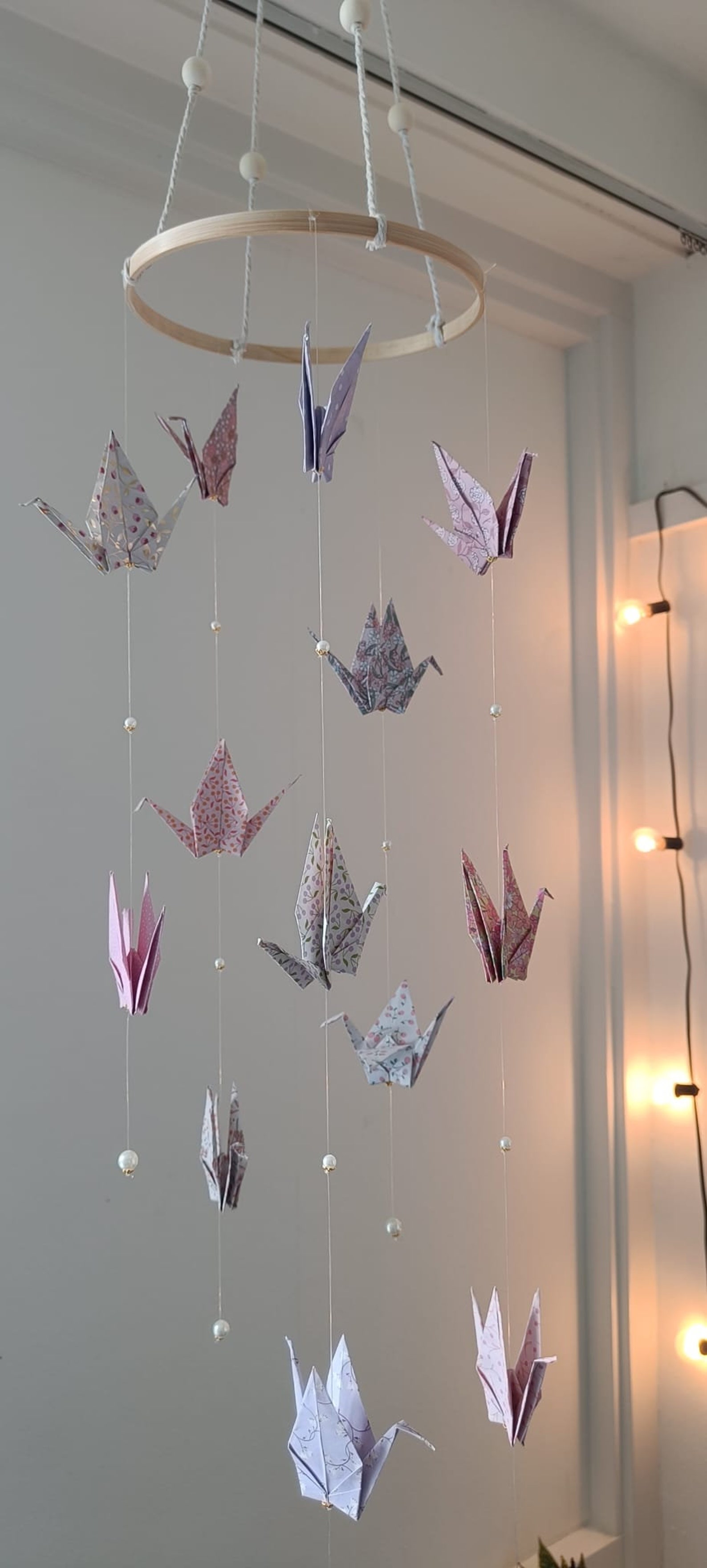 Personalized Origami Baby Mobile - Etsy