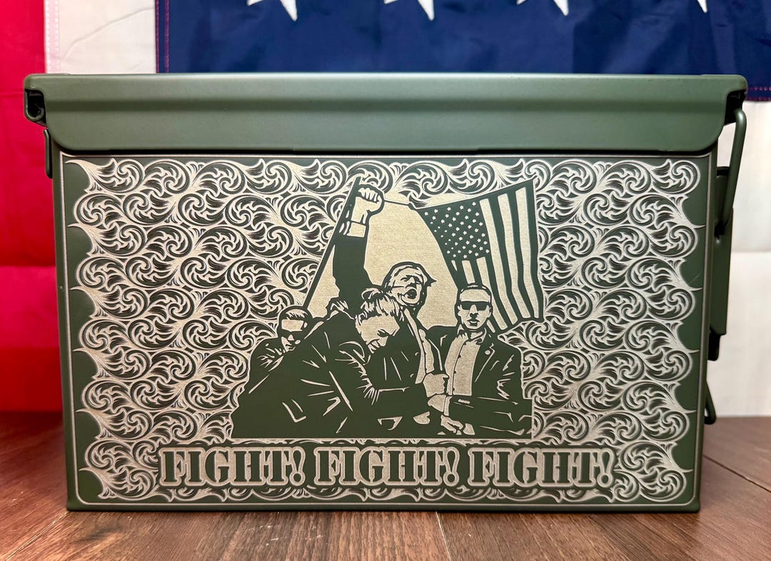 Trump Engraved Ammo Box: Patriotic 2nd Amendment Gift - Etsy
