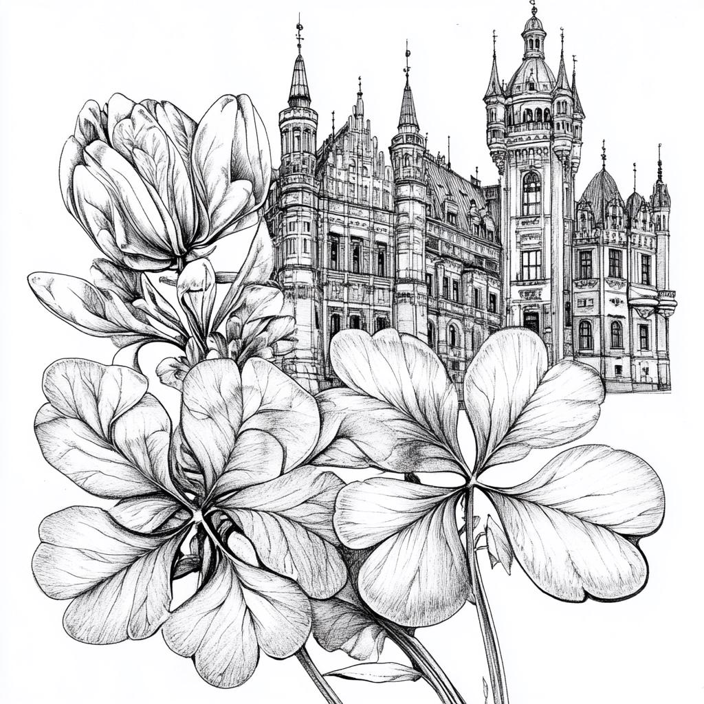 Polish Flower Coloring Book Printable PDF Botanical Floral Plant ...