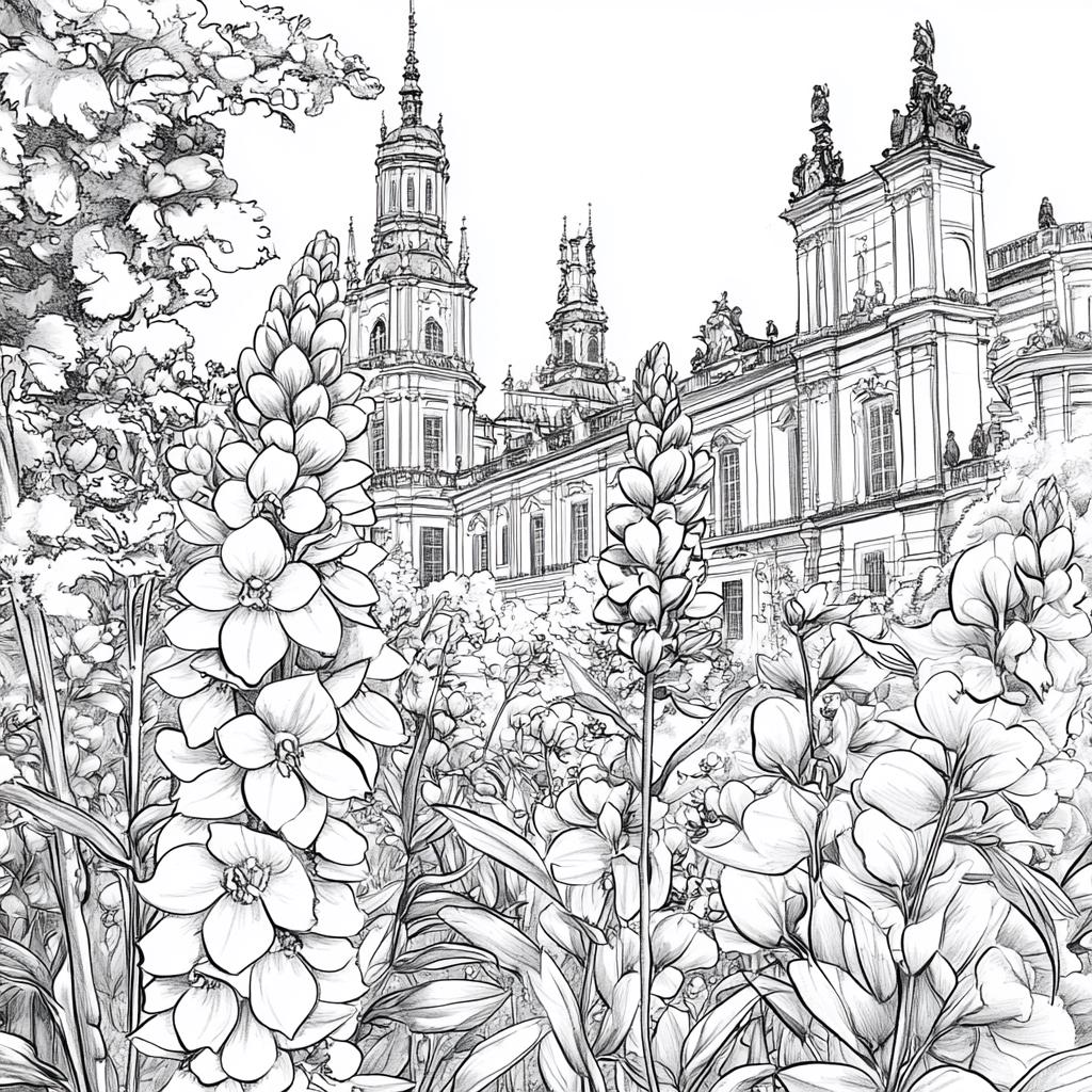 Polish Flower Coloring Book Printable PDF Botanical Floral Plant ...