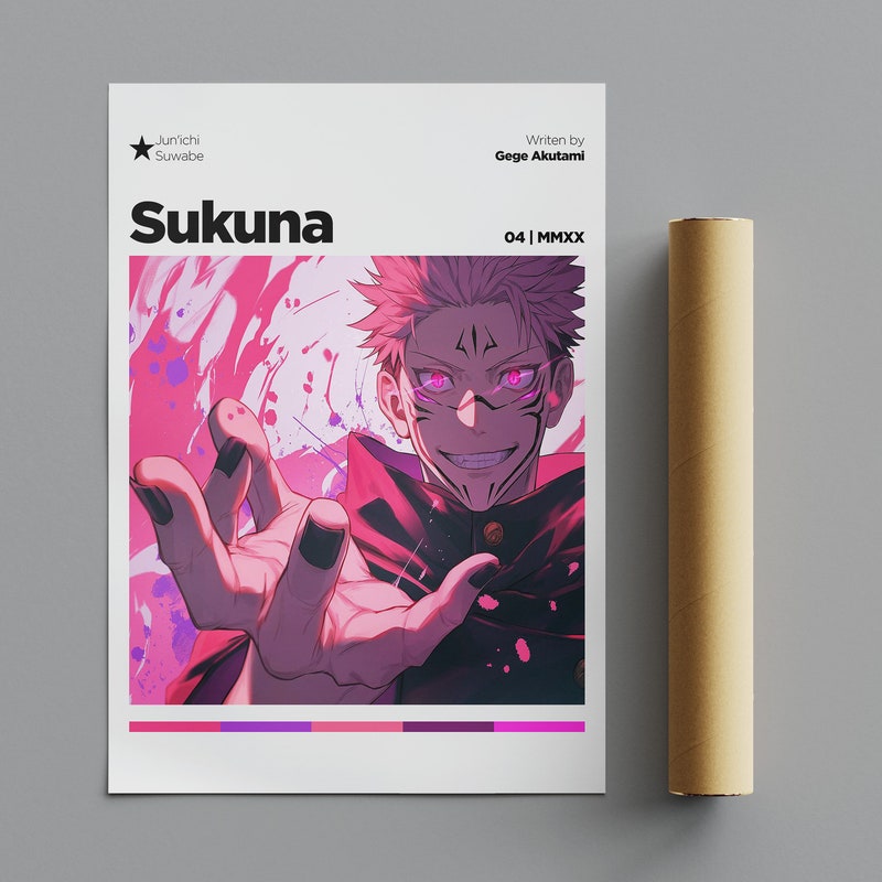 Sukuna Anime Poster - Etsy